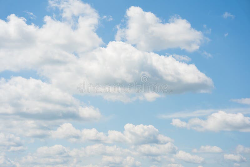 Blue Sky with White Small Clouds,sky Background Stock Image - Image of ...