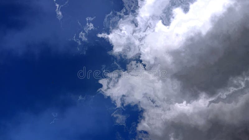 Blue Skyscape Clouds Abstract Background Stock Photo - Image of clouds ...