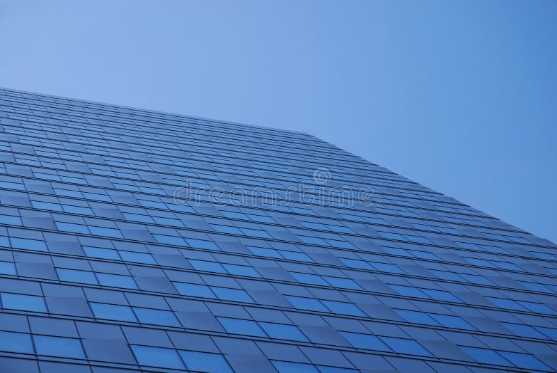 Blue skyscraper stock image. Image of finnieston, kingdom - 11175885
