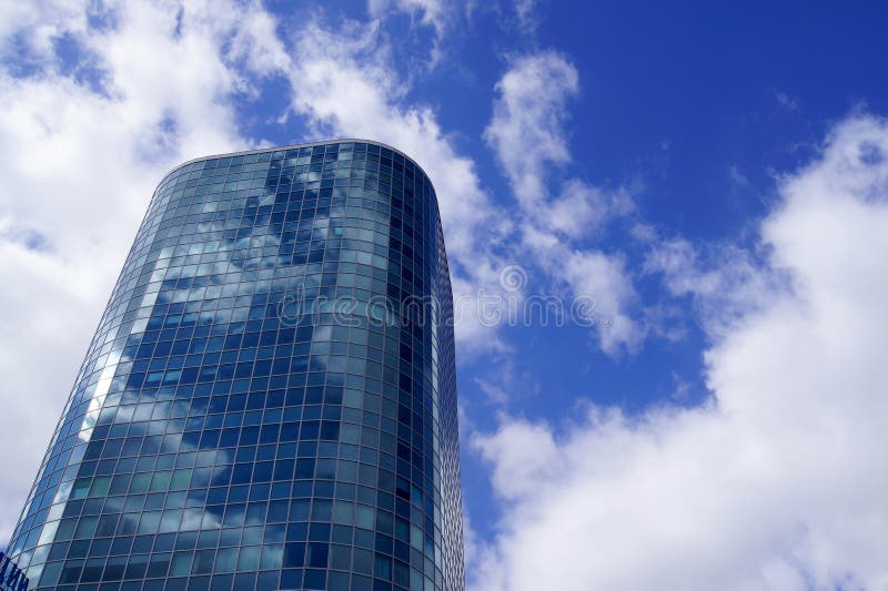 Blue skyscraper stock photo. Image of white, surface - 22476106