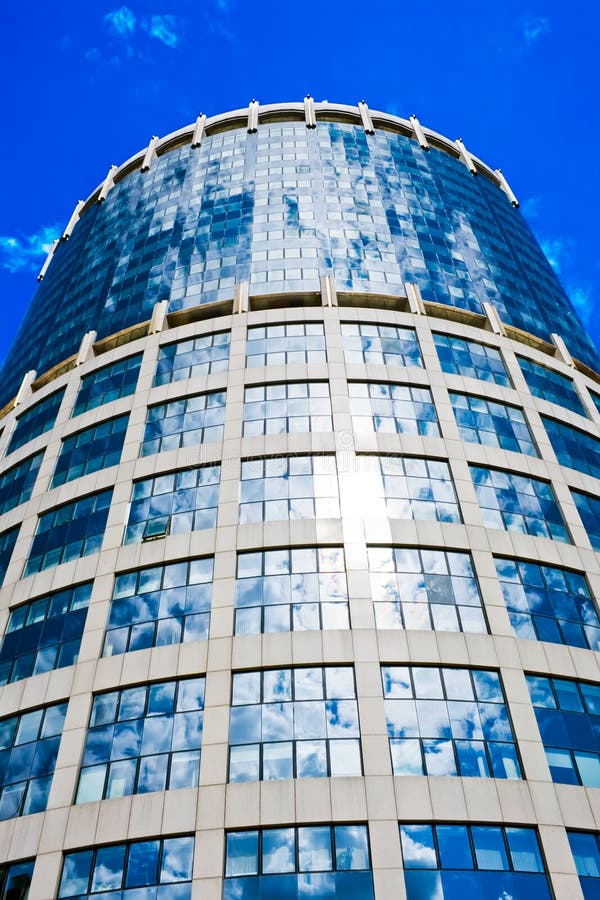 Blue Skyscraper and Blue Sky Stock Photo - Image of build, real: 7490594