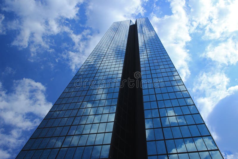 Blue Skyscraper stock image. Image of tower, high, sightseeing - 32411589