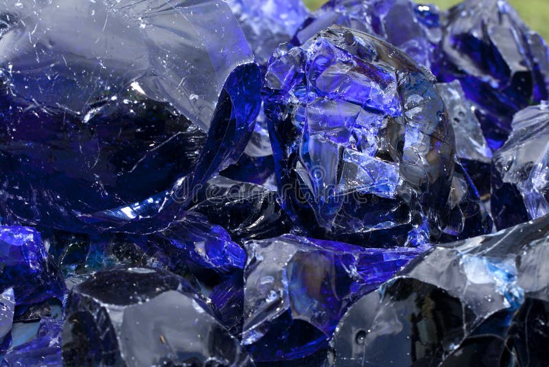 Blue Glass stock photo. Image of rock, blue, colorful - 15751166