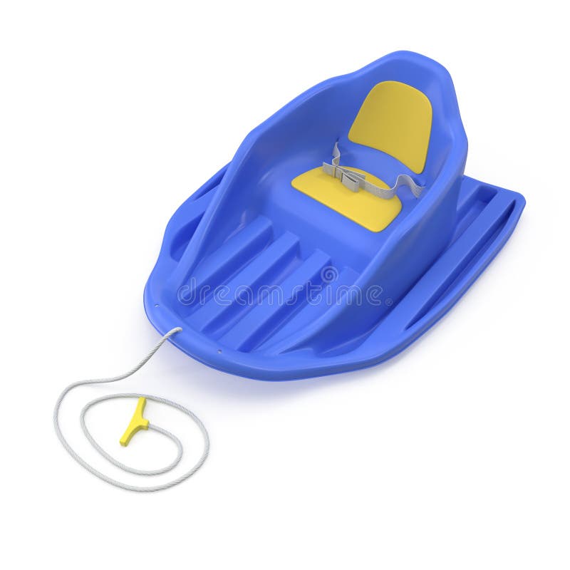 Blue Sled with Gifts, Christmas Symbol, Vector Icon, Eps. Stock Vector ...