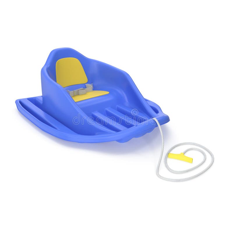 Blue Sled with Gifts, Christmas Symbol, Vector Icon, Eps. Stock Vector ...