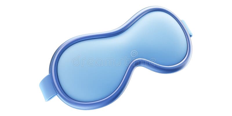 Blue Sleep Mask with Adjustable Straps Isolated on Transparent ...