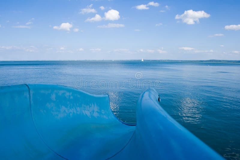 Blue slide stock image. Image of holidays, surface, slide - 18332475