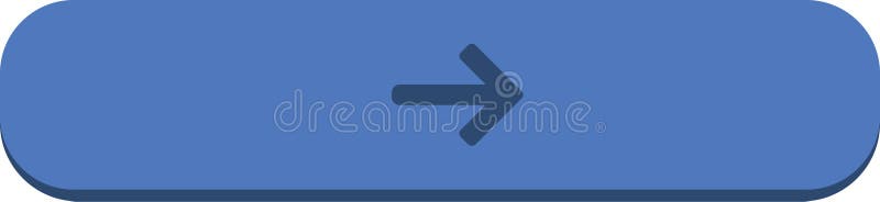 Blue Slider Switch with Right Arrow Symbol Stock Illustration ...