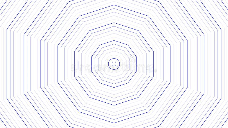 Blue Decagon Star Simple Flat Geometric on Dark Grey Black Background ...