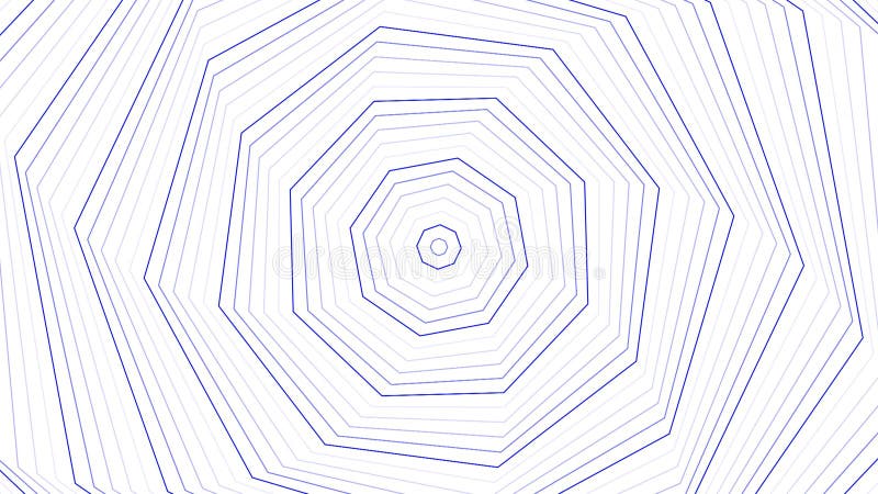 Blue Slim Spin Octagon Star Simple Flat Geometric on White Background ...