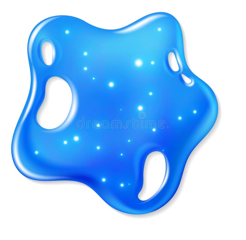 Glitter Slime. Glossy Goo Splashes and Sticky Slimes Blotches. Dripping ...