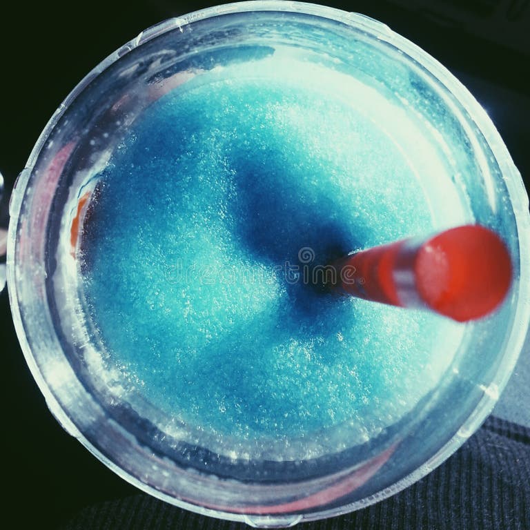 Blue slush stock photo. Image of raspberry, king, slush - 45874522