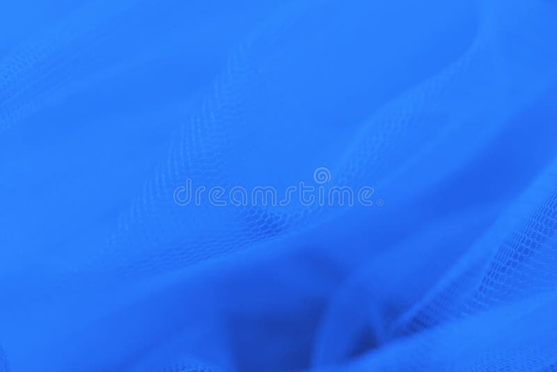 Blue Small Mesh Fabric on Blue Background Stock Photo - Image of wave ...