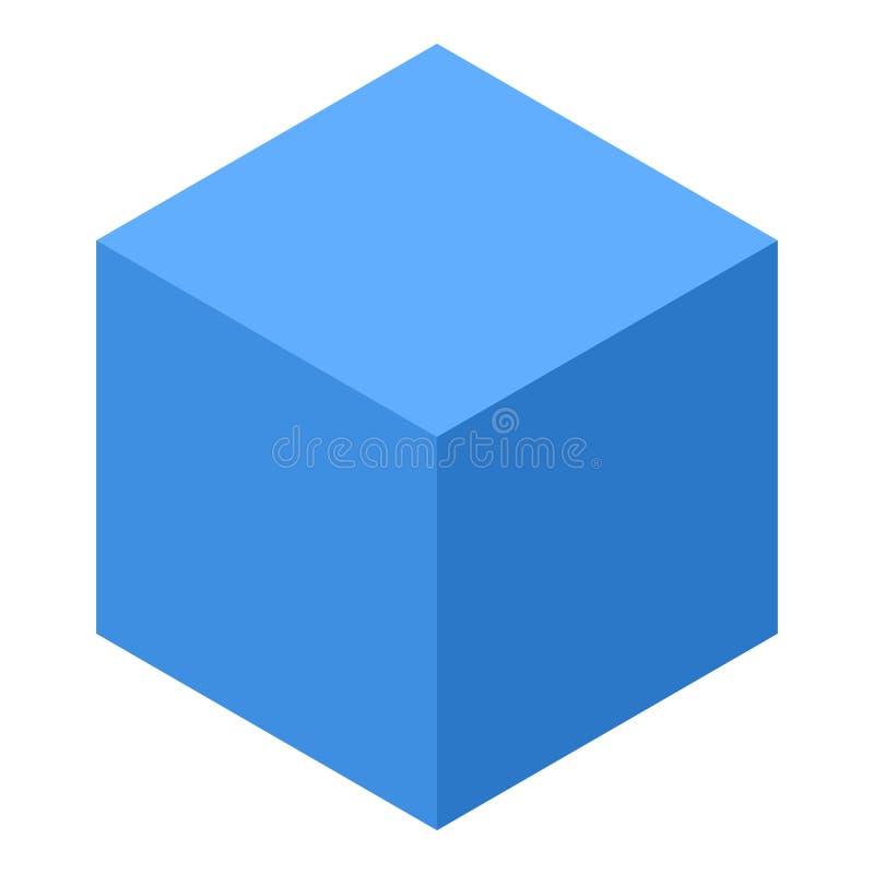 Cube Toy Puzzle Icon, Isometric 3d Style Stock Vector - Illustration of ...