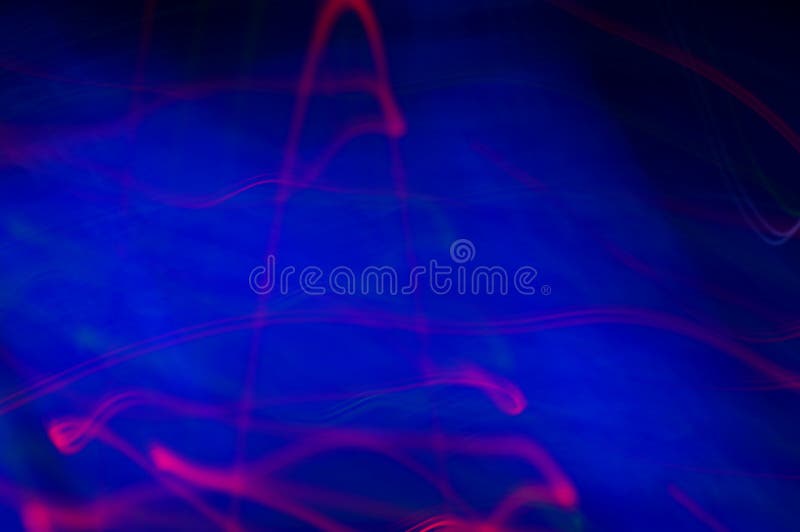 Blue & Red Thick Lines - Luminous 3d Composition, on a Black Background ...