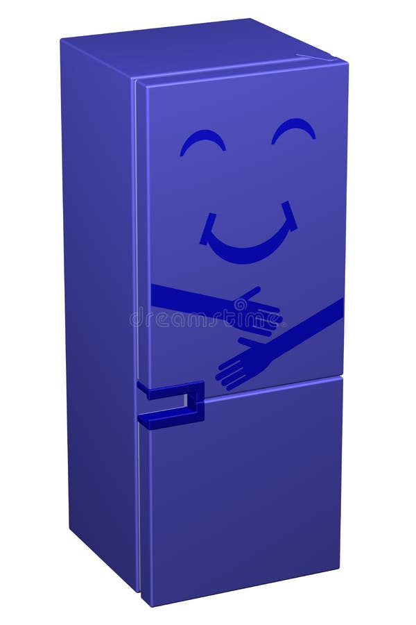 Smiling Refrigerator Stock Illustrations – 384 Smiling Refrigerator ...