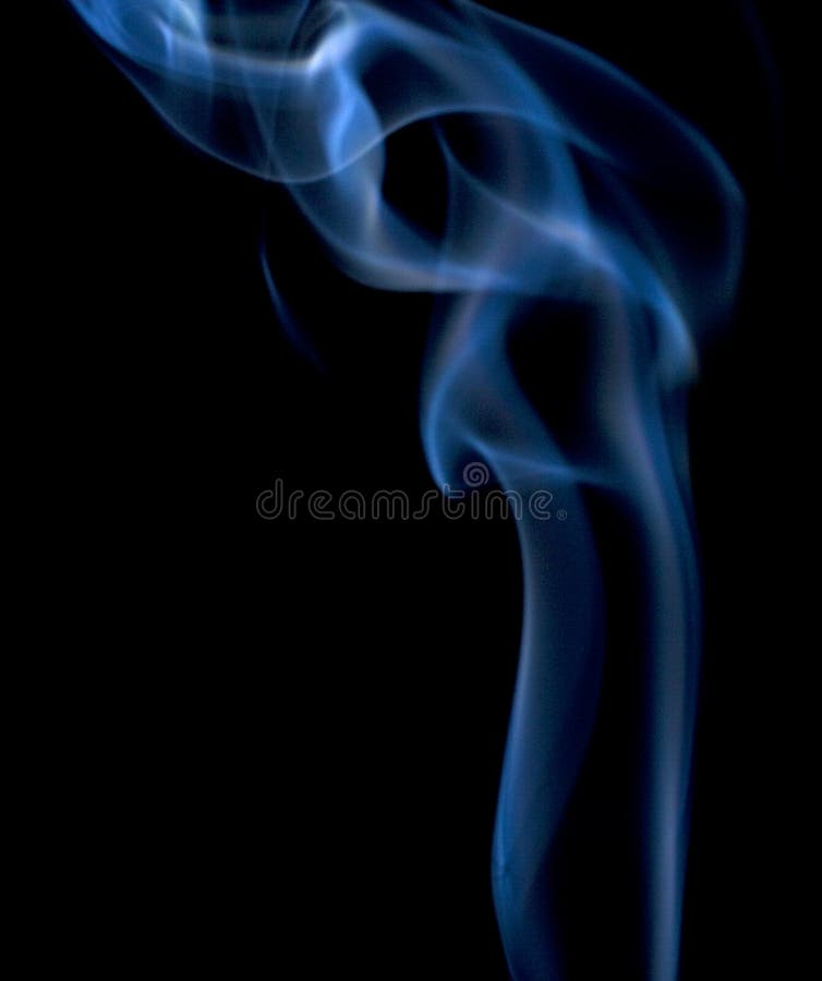 Blue smoke stock image. Image of smell, blue, rising - 11087357