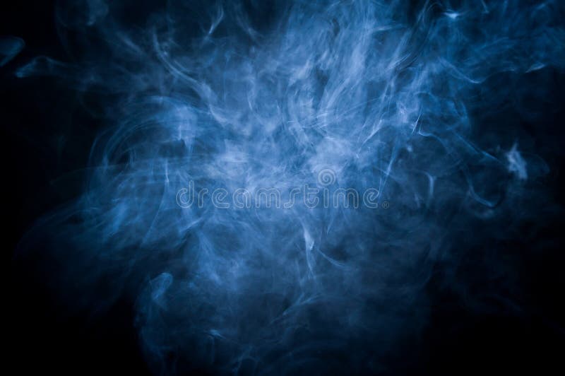 Blue smoke stock photo. Image of black, smoking, trail - 24753492