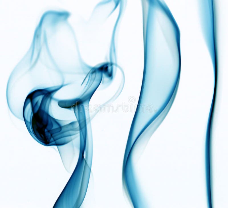 Blue smoke stock photo. Image of fume, colored, delicate - 5926398
