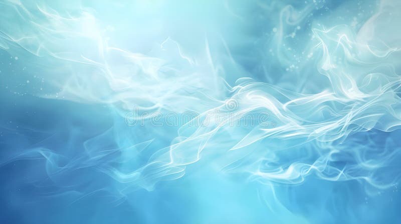 Blue Smoke Abstract Dark Background Stock Illustration - Illustration ...