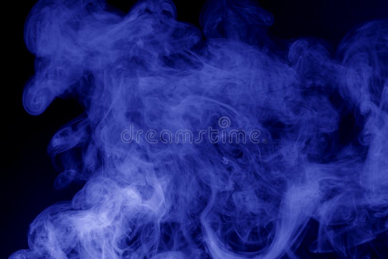 Blue smoke background stock photo. Image of concept - 253636930