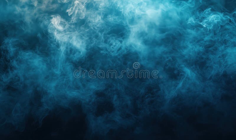 Blue Smoke Background with Ethereal Wisps and Textures for Creative ...