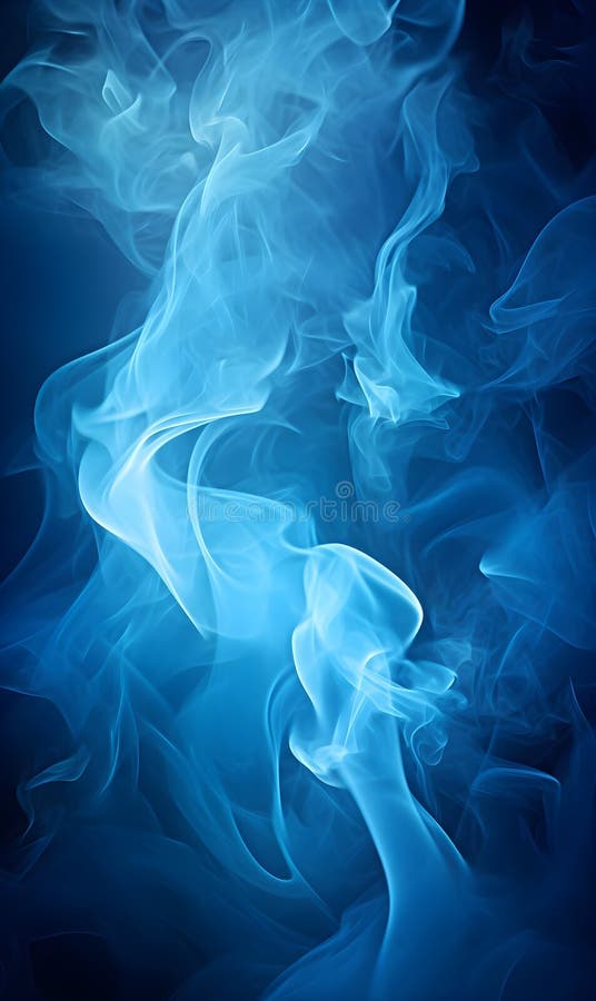 Abstract Blue Smoke Background. Smoky Background Texture Stock ...