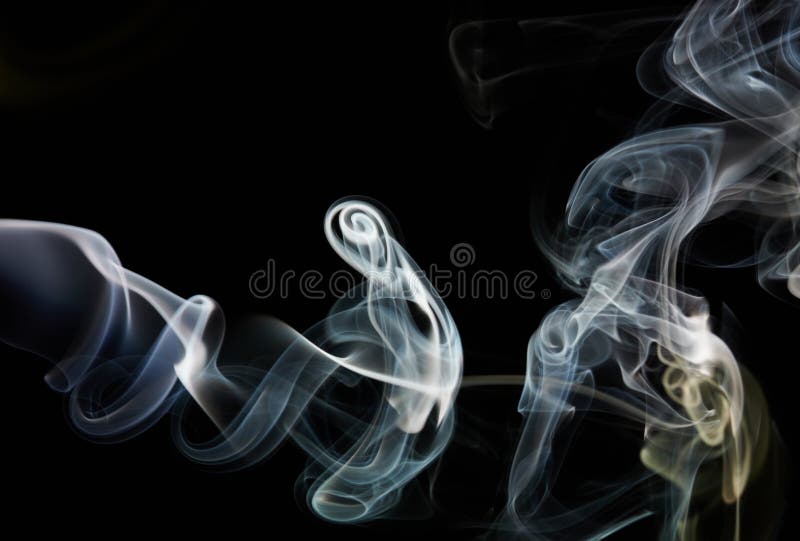 Blue smoke wave stock photo. Image of line, flowing - 192184914
