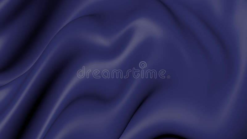 The Blue Smooth Fabric Moves. Stock Illustration - Illustration of ...
