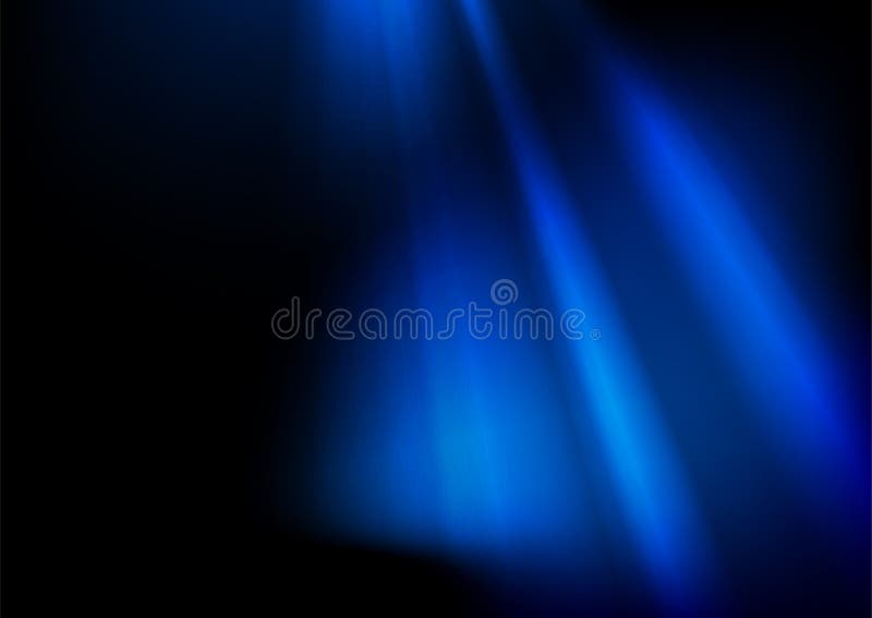 Blue Smooth Rays Abstract Flowing Background Stock Vector ...