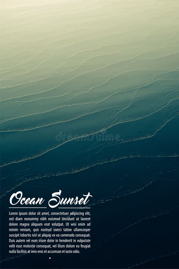 Blue Smooth Summer Ocean Water Realistic Natural Gradient Textur Stock ...