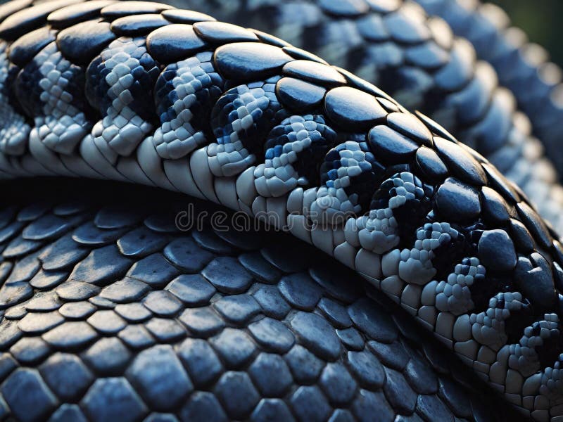 Blue snake skin texture stock illustration. Illustration of bright ...