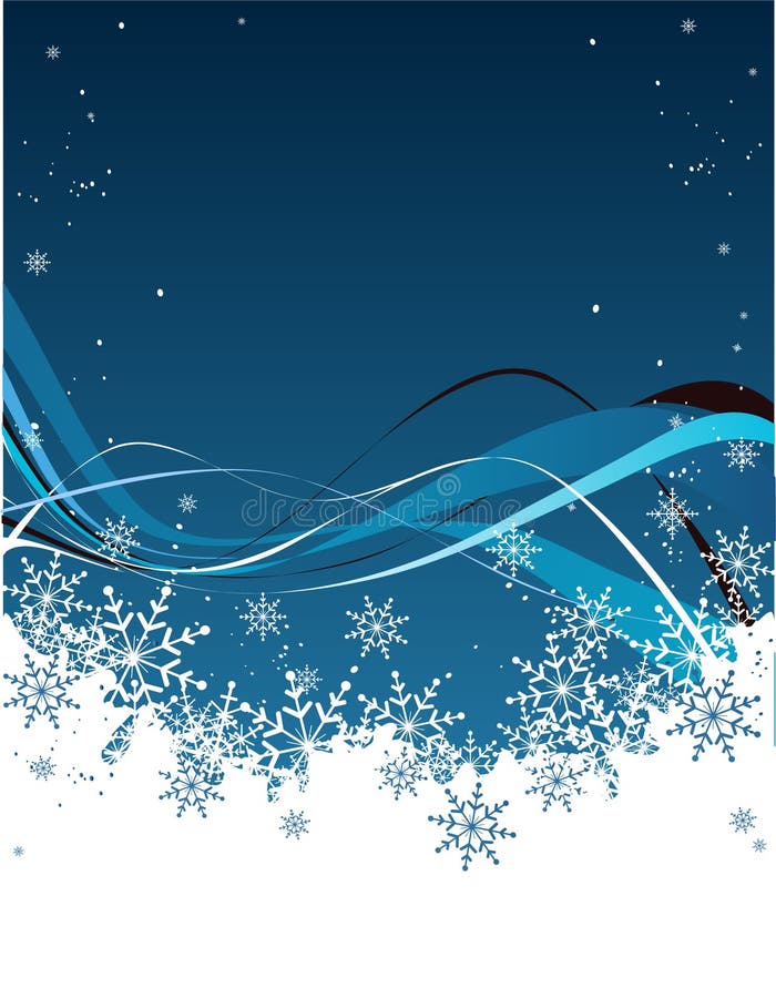 Blue winter design stock vector. Illustration of ornament - 3505229