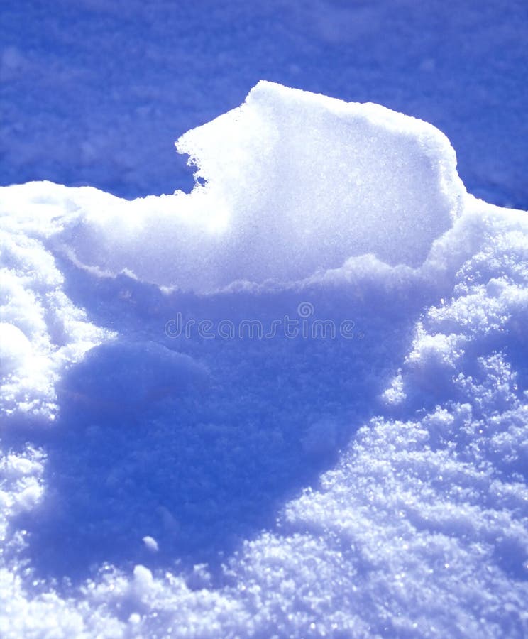 Blue Snow stock image. Image of chill, freeze, cold, shadow - 844681