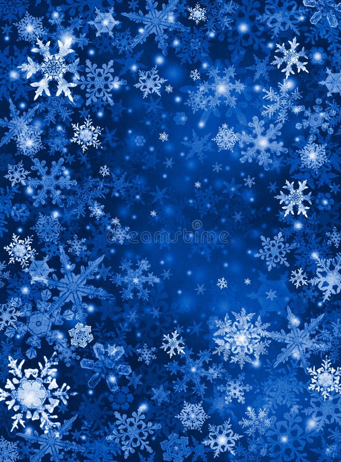 Blue Snow Background stock illustration. Illustration of abstract ...