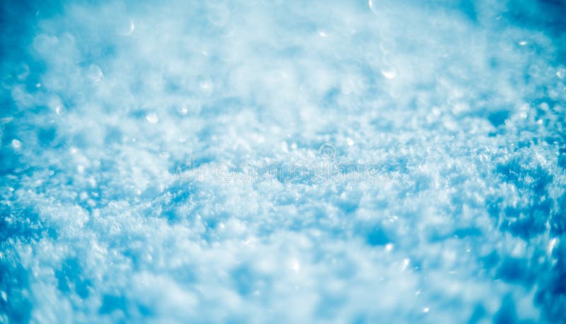 Blue Snow Wallpaper