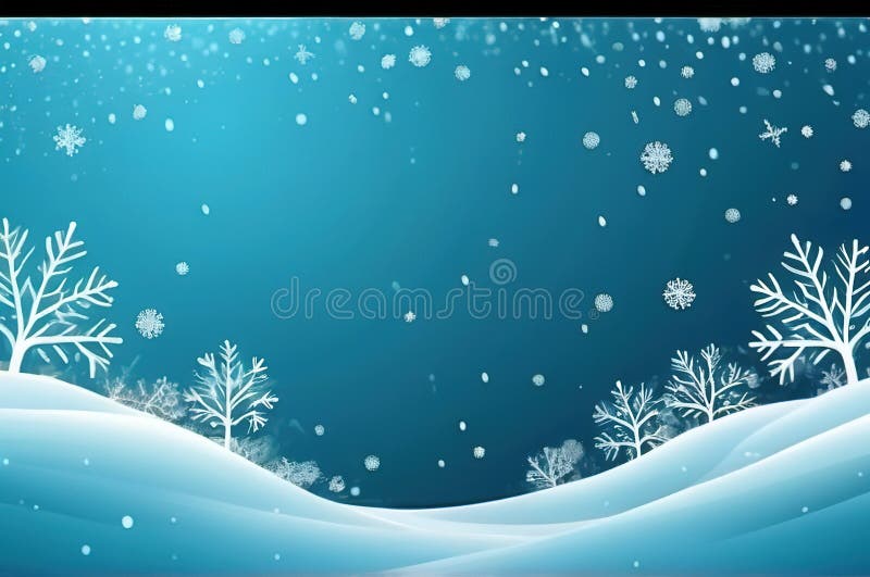 Blue Snow Falling To Ground Background at 5-10-2024 Stock Illustration ...