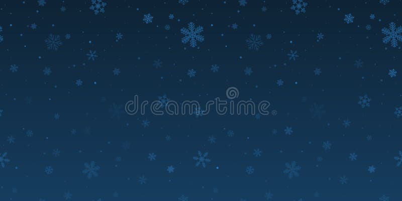 Blue Snow Flake Vector Pattern Stock Vector - Illustration of texture ...