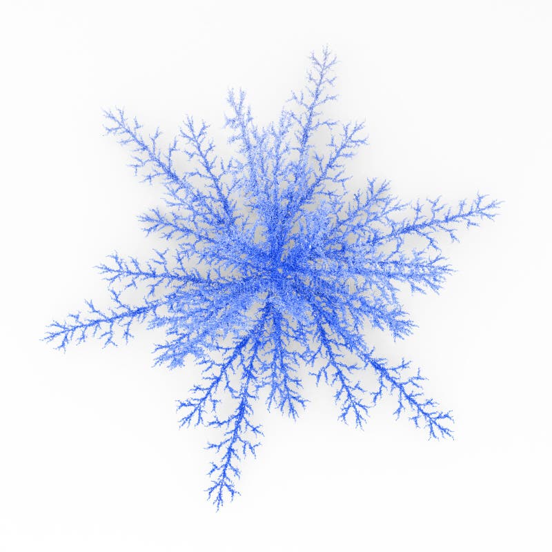 Blue Snowflake stock illustration. Illustration of cutout - 10801968