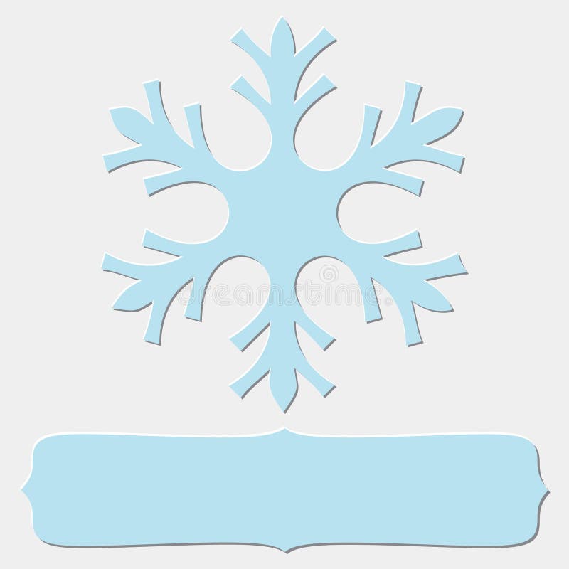 Blue Snowflake frame stock vector. Illustration of drawing - 80543267