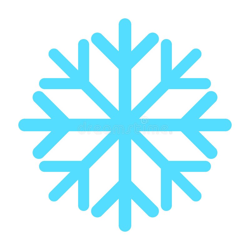 Snowflake, Freeze Vector Icon Stock Vector - Illustration of filled ...
