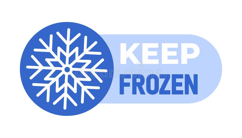 Keep Frozen Icon Design. Vector Illustration Stock Vector ...