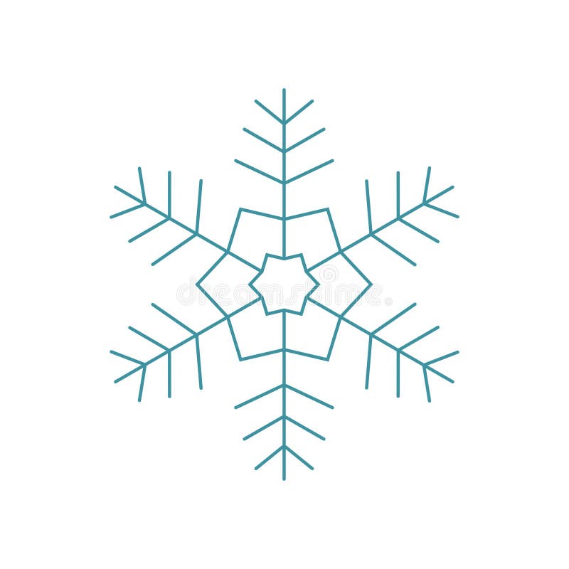 Blue Snowflake. Icon Logo Design. Ice Crystal Winter Symbol. Template ... Blue Snowflake. Icon Logo Design. Ice Crystal Winter Symbol. Template ...