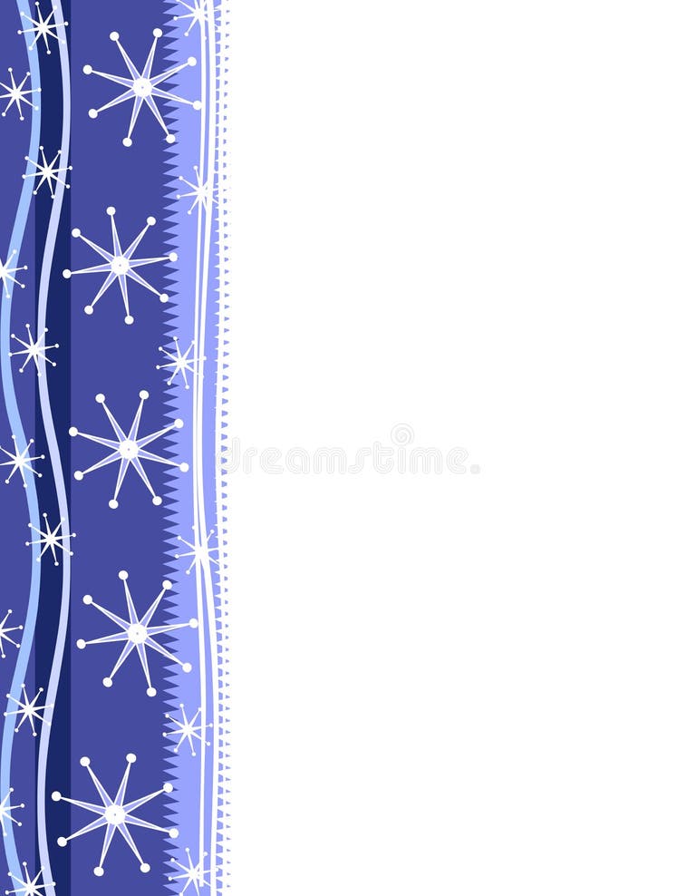 Snowflake Page Border Stock Illustrations – 2,029 Snowflake Page Border ...