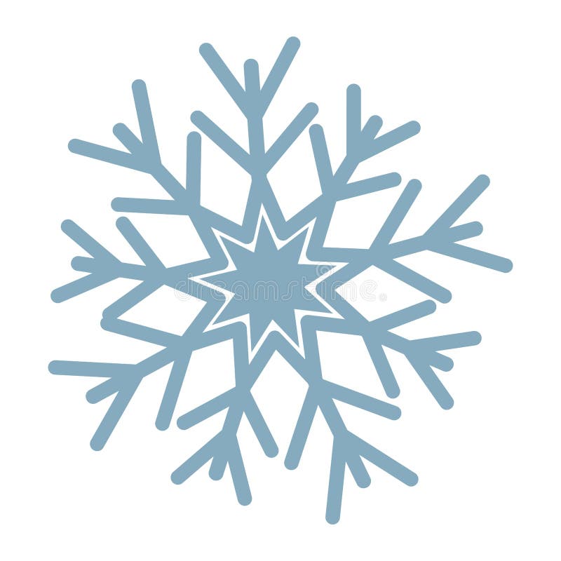 Blue Snowflake Vector Clip-art Stock Vector - Illustration of ...