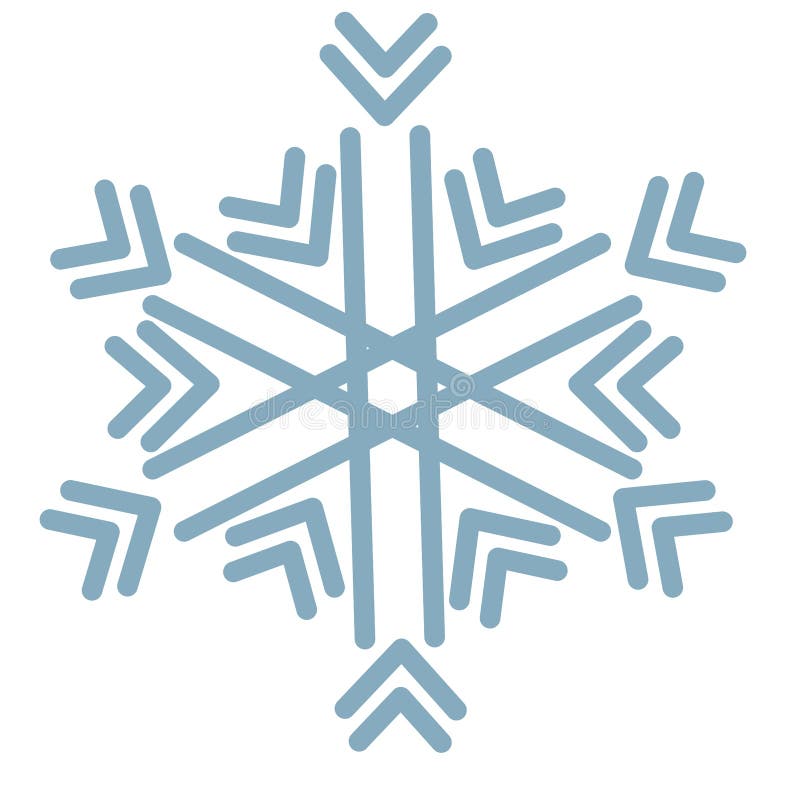 Blue Snowflake Vector Clip-art Stock Vector - Illustration of pattern ...