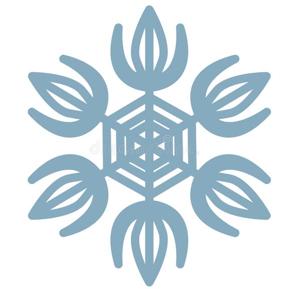 Blue Snowflake Vector Clip-art Stock Vector - Illustration of holidays ...