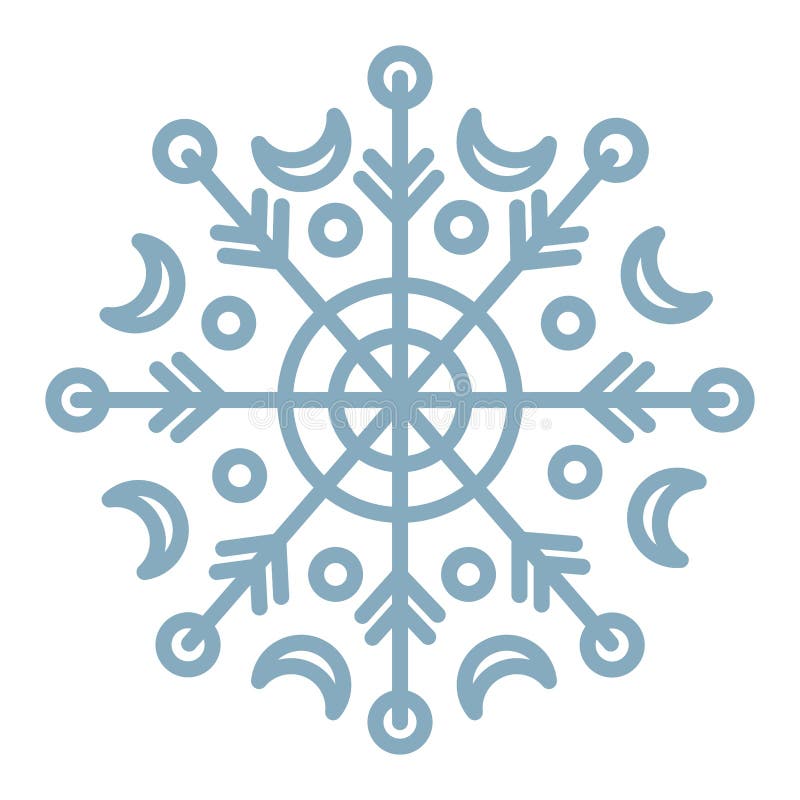 Blue Snowflake Vector Clip-art Stock Vector - Illustration of clipart ...