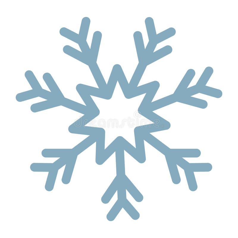 Blue Snowflake Vector Clip-art Stock Vector - Illustration of christmas ...