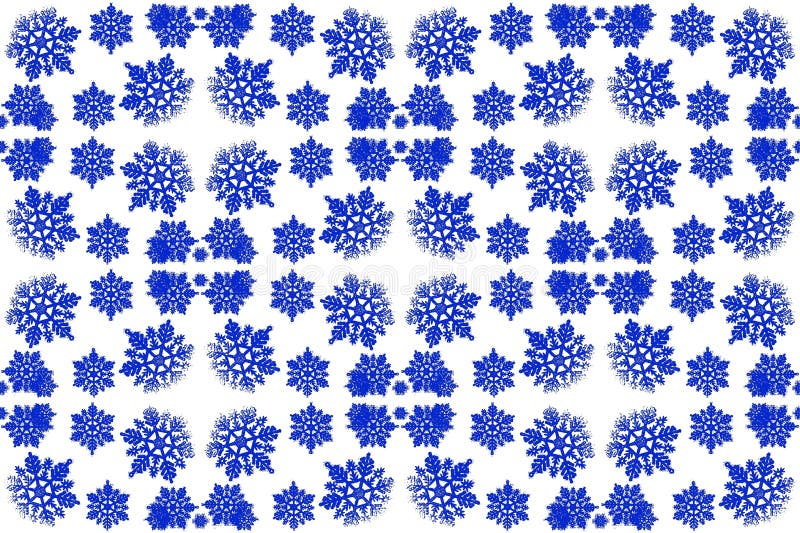Blue snowflakes background stock illustration. Illustration of azure ...